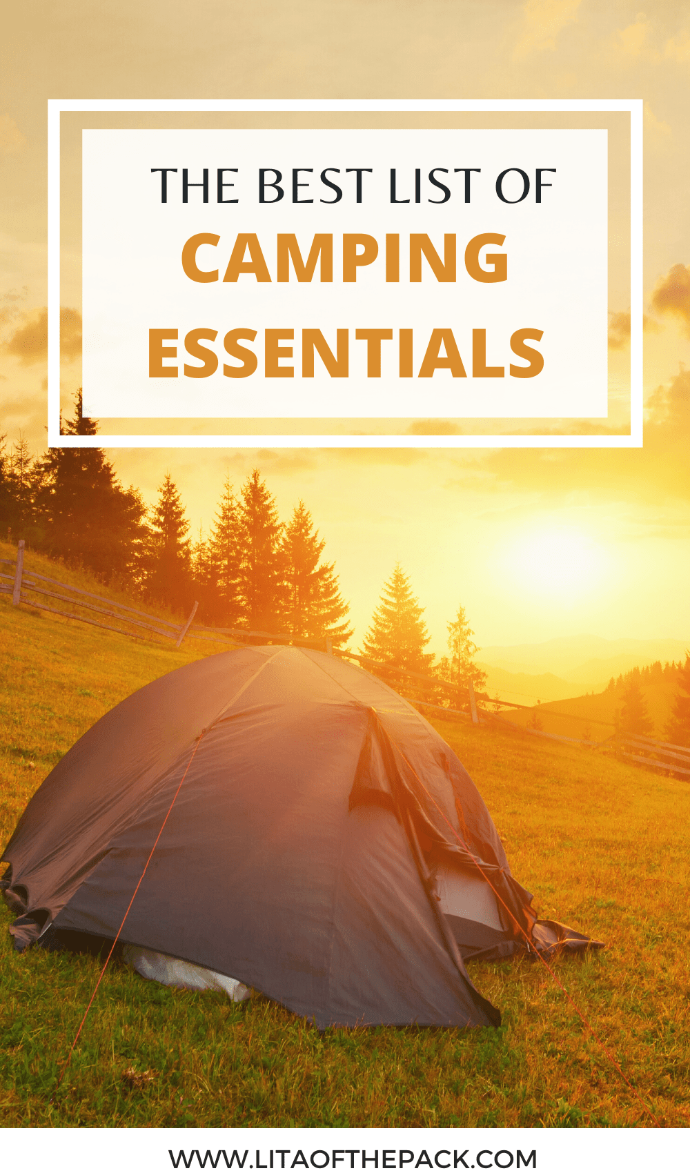 Packing List Must Haves: Camping Gear - Lita of the Pack