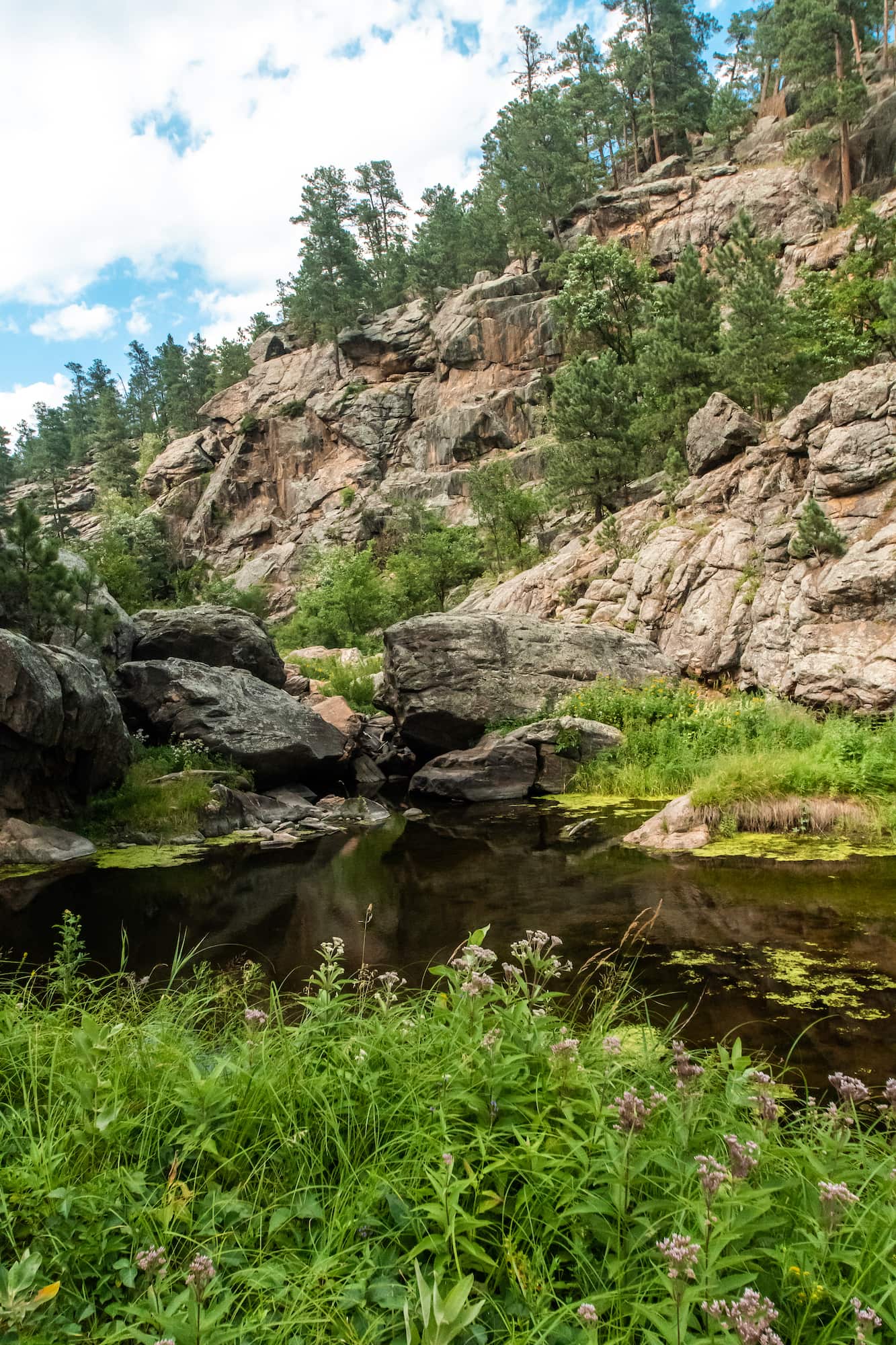 The Best Secluded Swimming in South Dakota: Hippie Hole