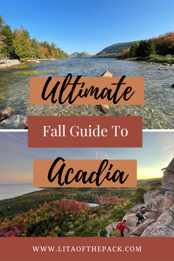 Your Guide to Visiting Acadia in October - Lita of the Pack