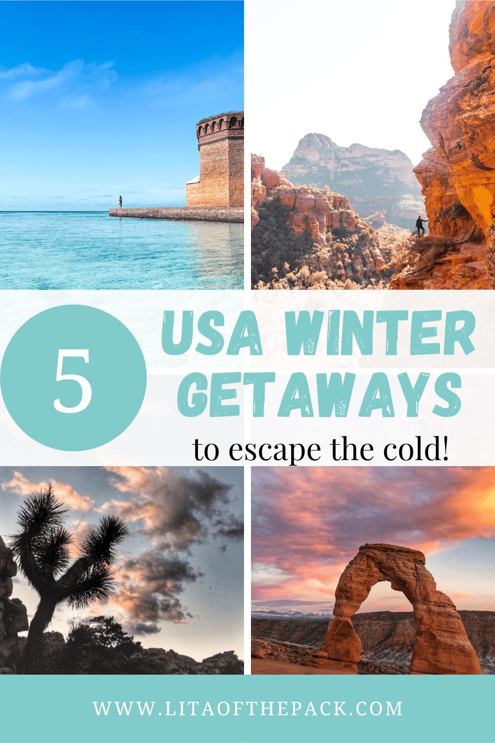 Best Winter Getaways in the USA To Escape the Cold - Lita of the Pack
