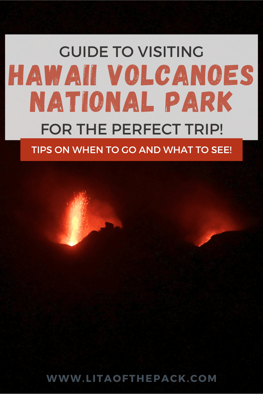 The Perfect One Day Hawaii Volcanoes National Park Itinerary! - Lita of ...